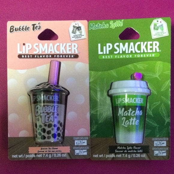 Lip Smackers | Makeup | Lip Smacker Bubble Tea And Matcha Latte | Poshmark